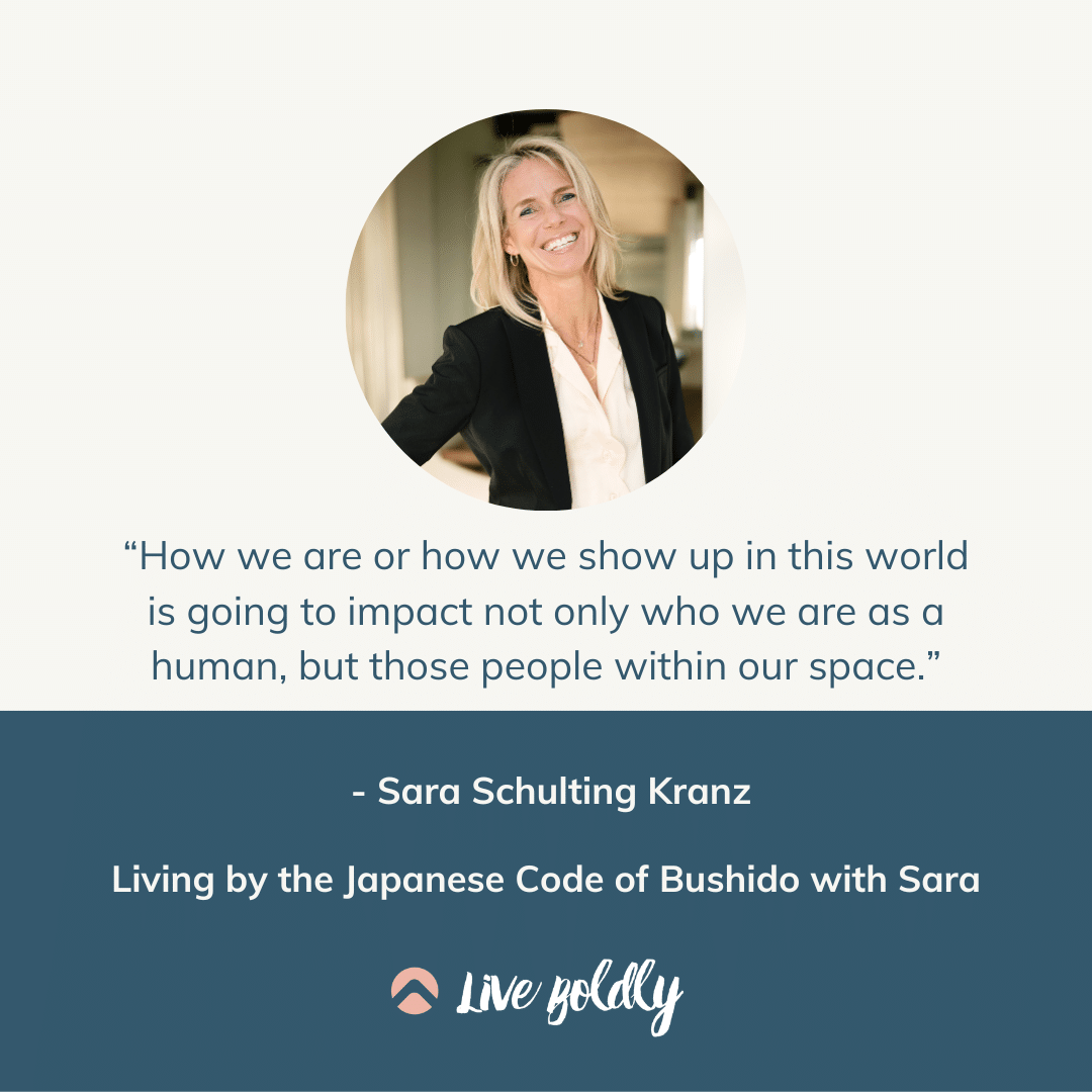 Living By The Japanese Code Of Bushido With Sara Episode 143 Sara